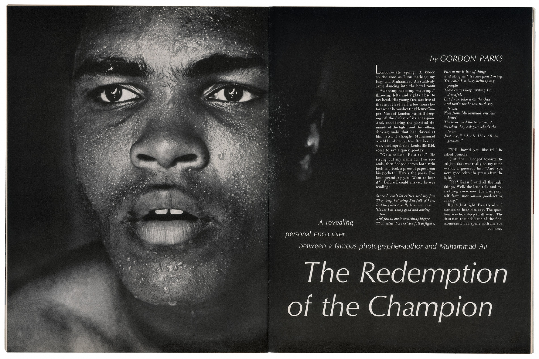 Muhammad Ali, 1966/1970 - Photography Archive - The Gordon Parks Foundation