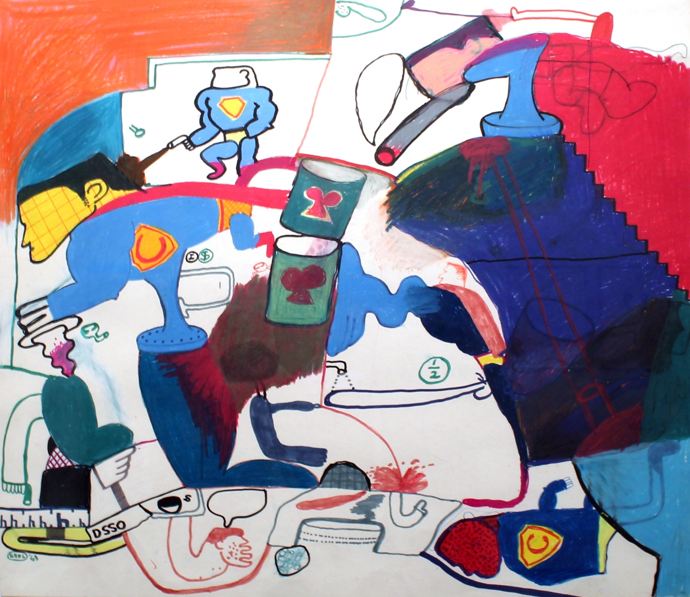 Peter Saul: Paintings and Drawings, 1956-1976 - Exhibitions - George ...