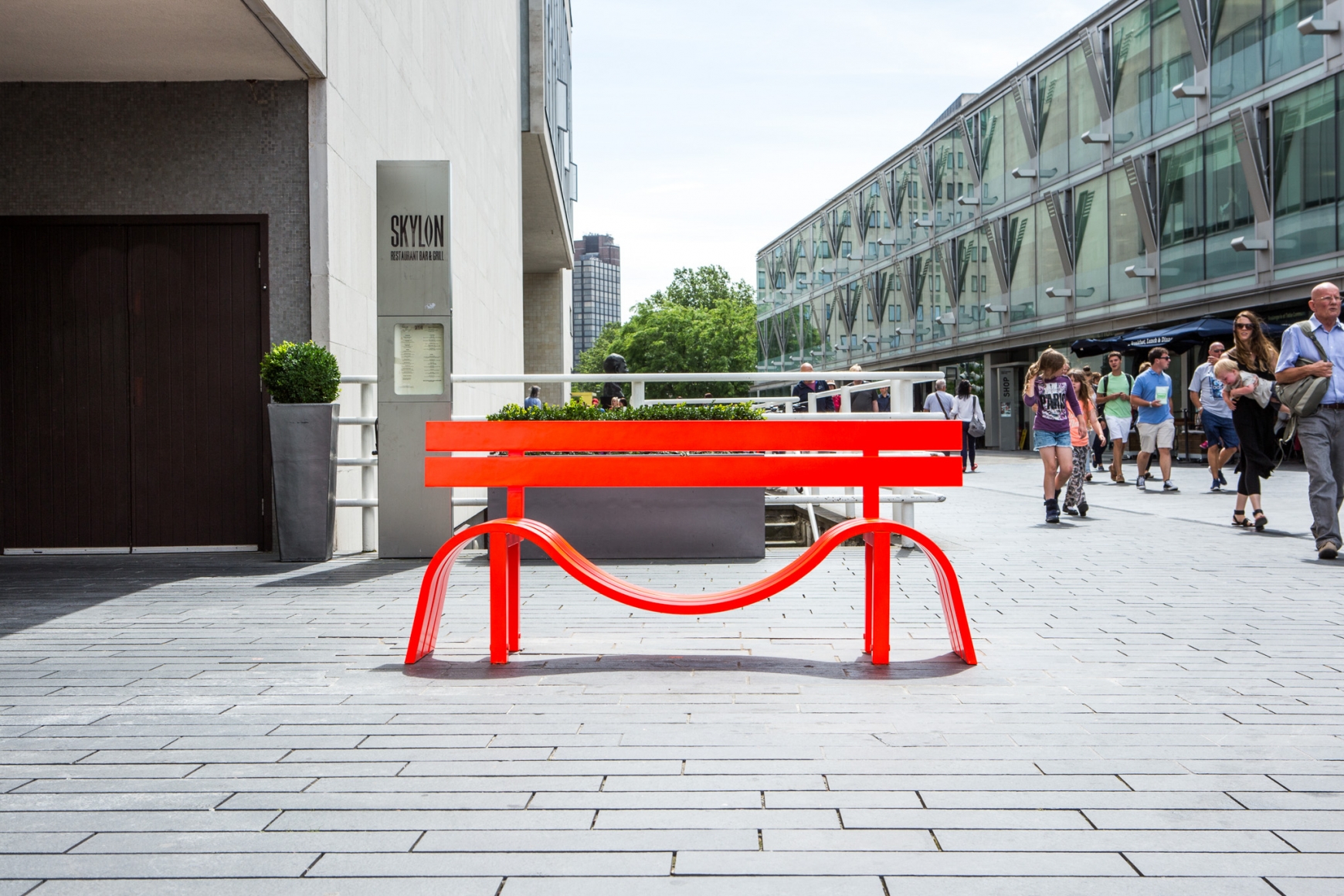 Jeppe Hein | Modified Social Benches NY | Southbank Centre, London, 2016