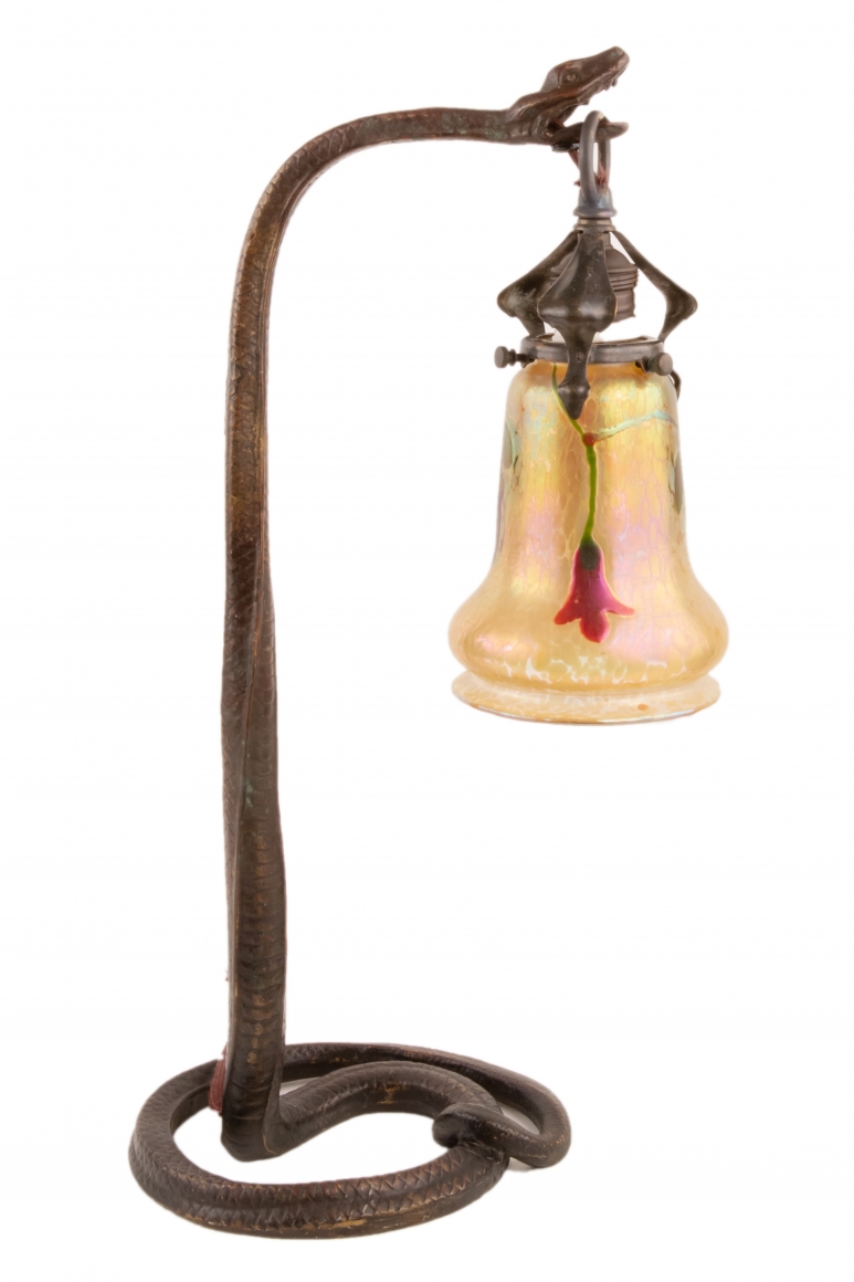 Snake Table Lamps - Lighting - Ophir Gallery - Specializing in Tiffany ...