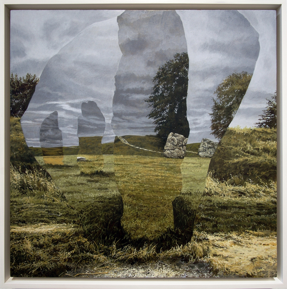 Colin Hunt (b. 1973) - Study for Untitled [The Barber Stone] - Modern ...