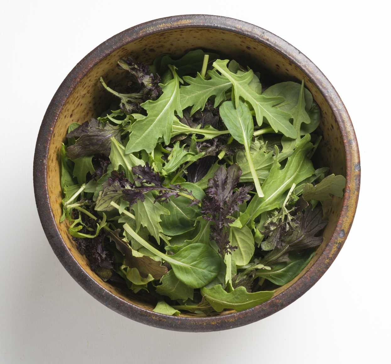 Asian Greens - Mizuna, at Soi, Frilly Red Mustard, Erd Mizuna