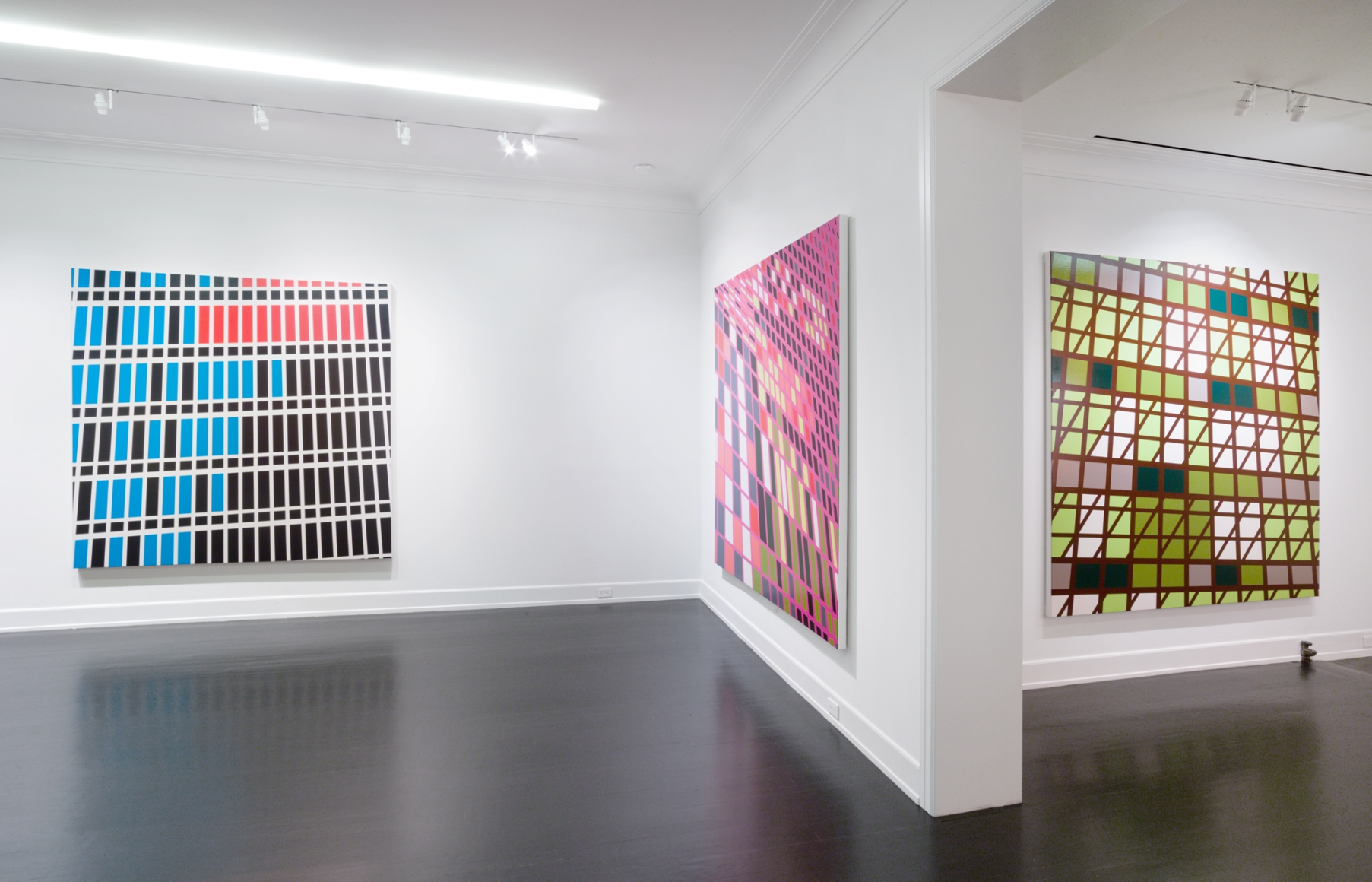 Sarah Morris - Midtown Paintings: 1998–2001 - Exhibitions - Petzel Gallery