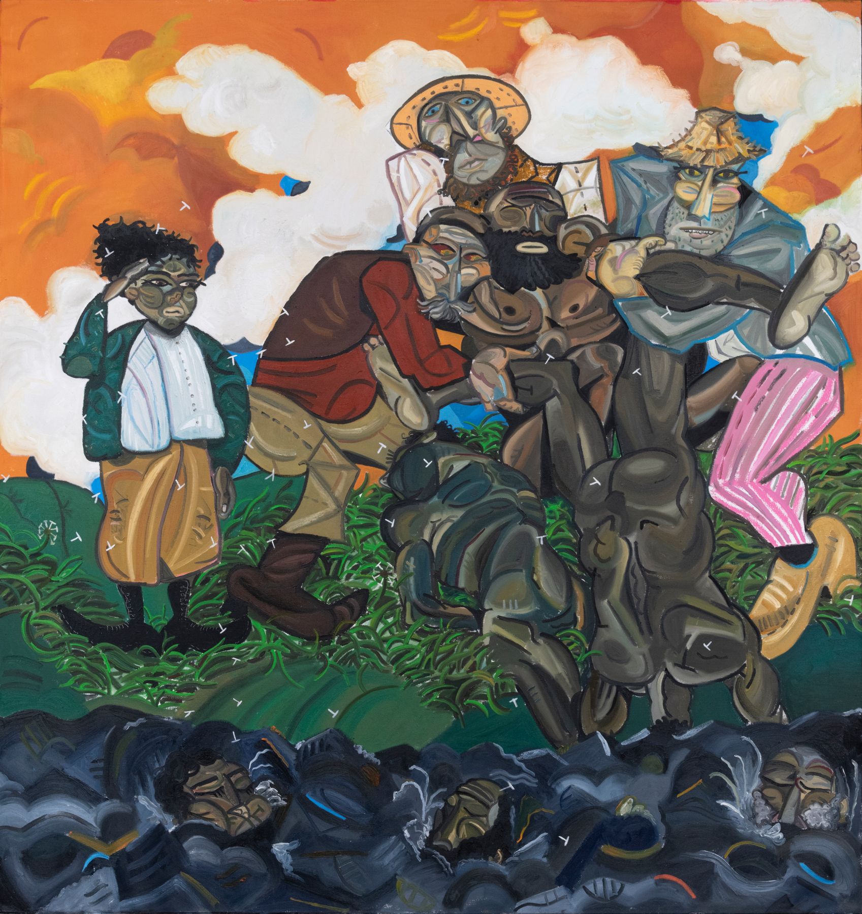 Jameson Green - Fiends' New Moon Ballet - Exhibitions - Derek Eller Gallery