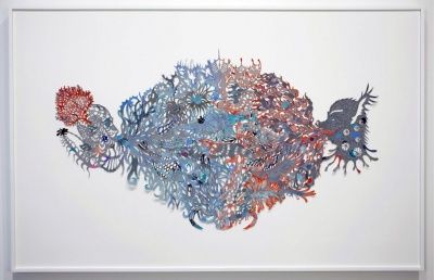 Kako Ueda: Totem: New Paper Cut Outs - Exhibitions - George Adams Gallery