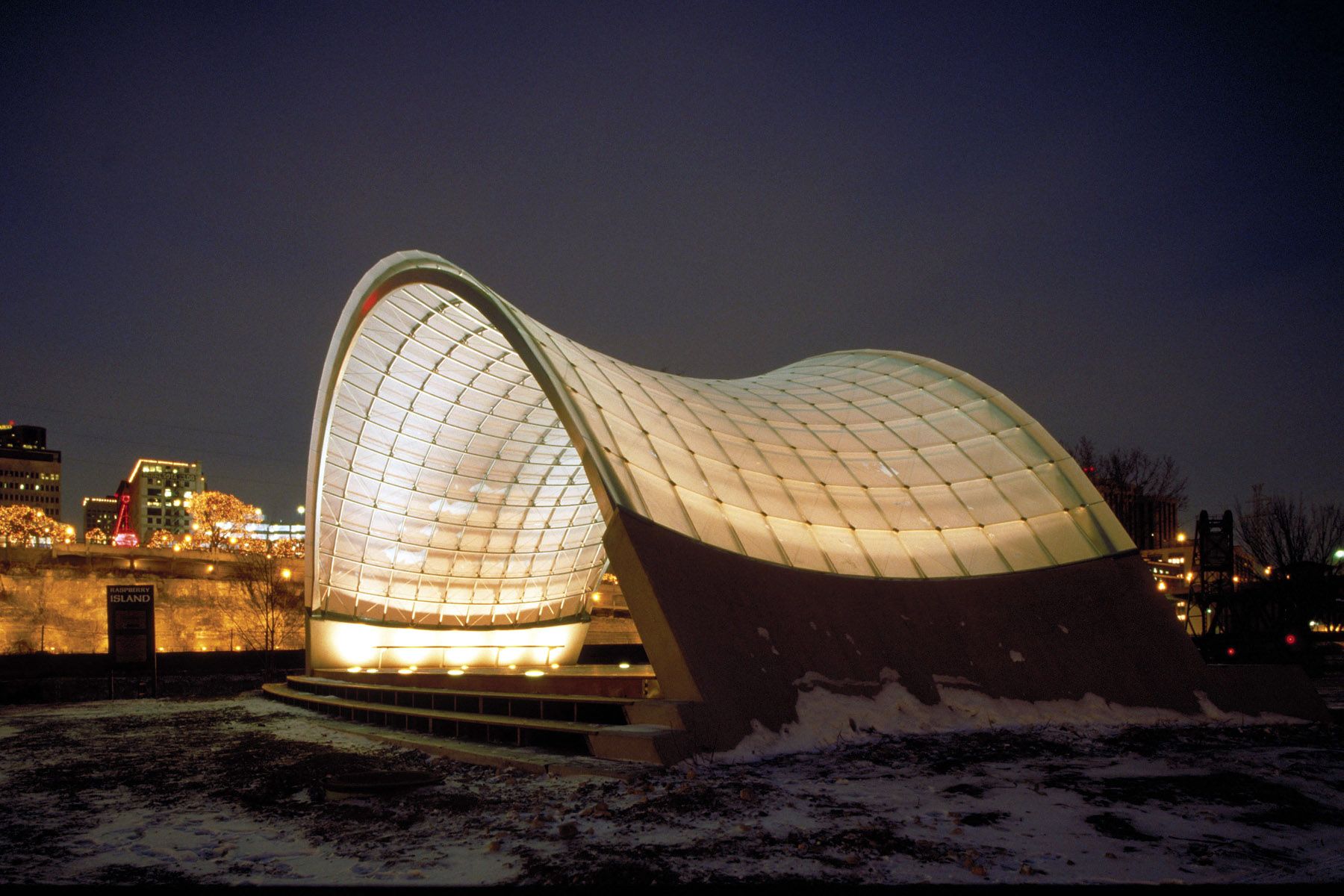 SCHUBERT CLUB BANDSHELL - Projects - James Carpenter Design Associates Inc.