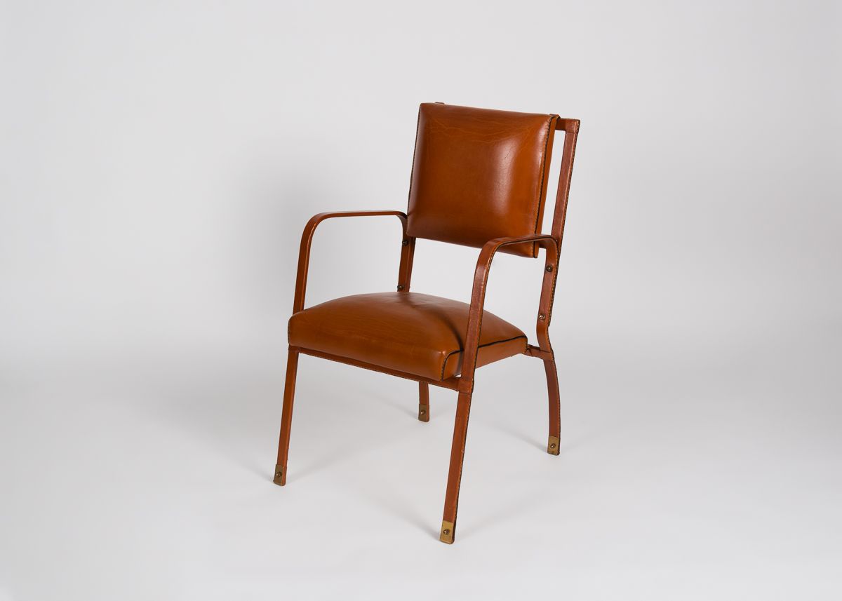 Jacques Adnet - Set of Four Armchairs - Collection - Maison Gerard