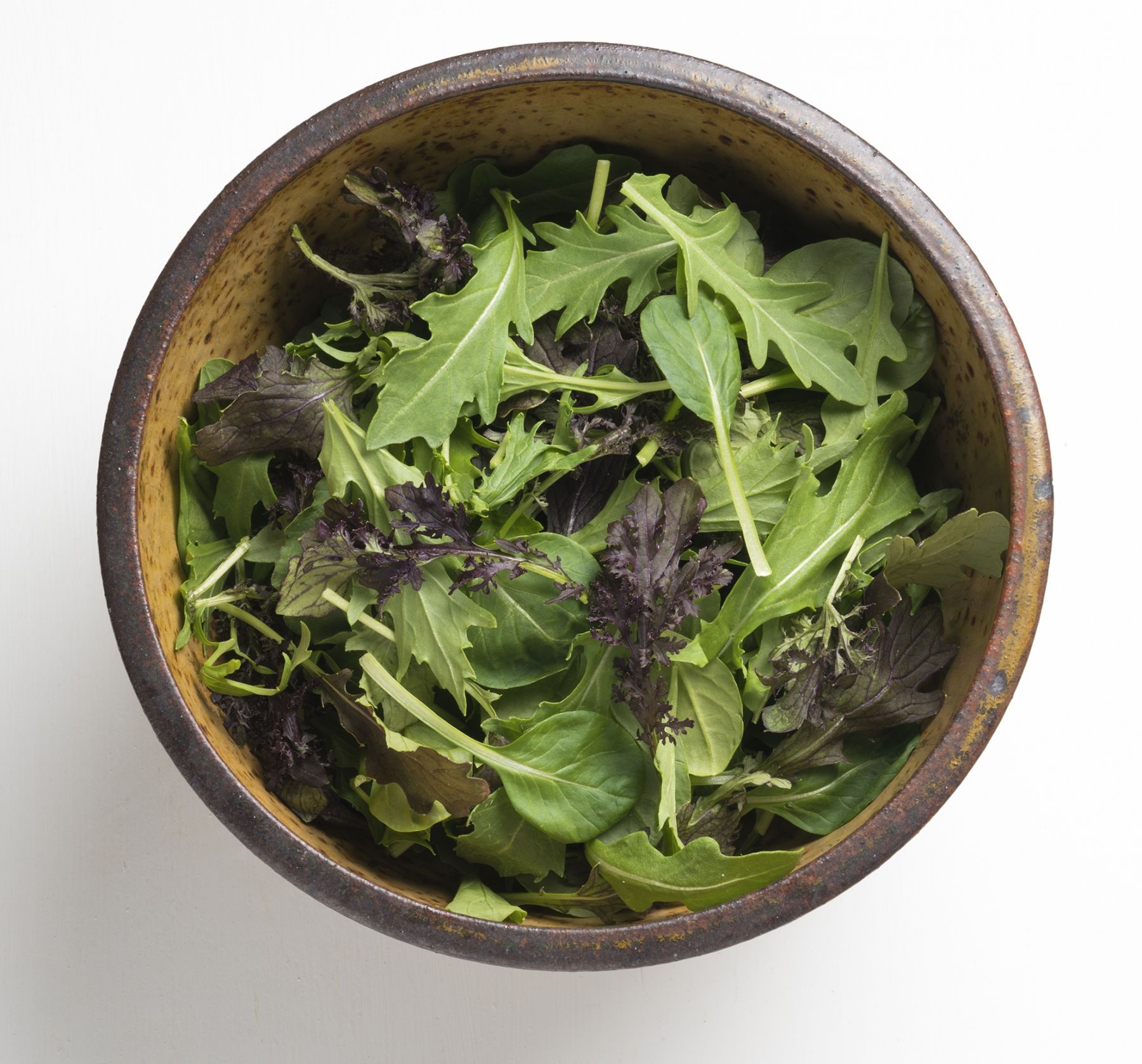 Asian Greens - Mizuna, at Soi, Frilly Red Mustard, Erd Mizuna