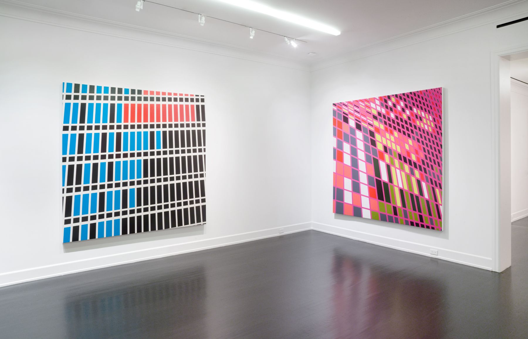 Sarah Morris - Midtown Paintings: 1998–2001 - Exhibitions - Petzel Gallery