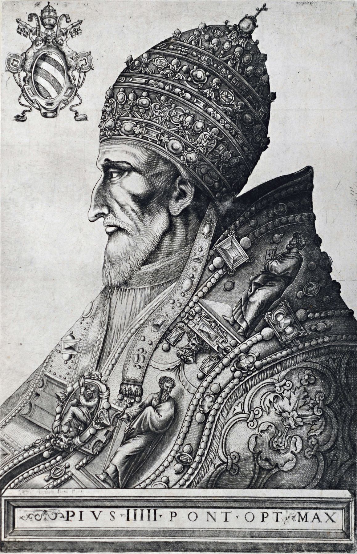 Pope Pius V - Prints - David Tunick, Inc. Old Master Prints and Drawings
