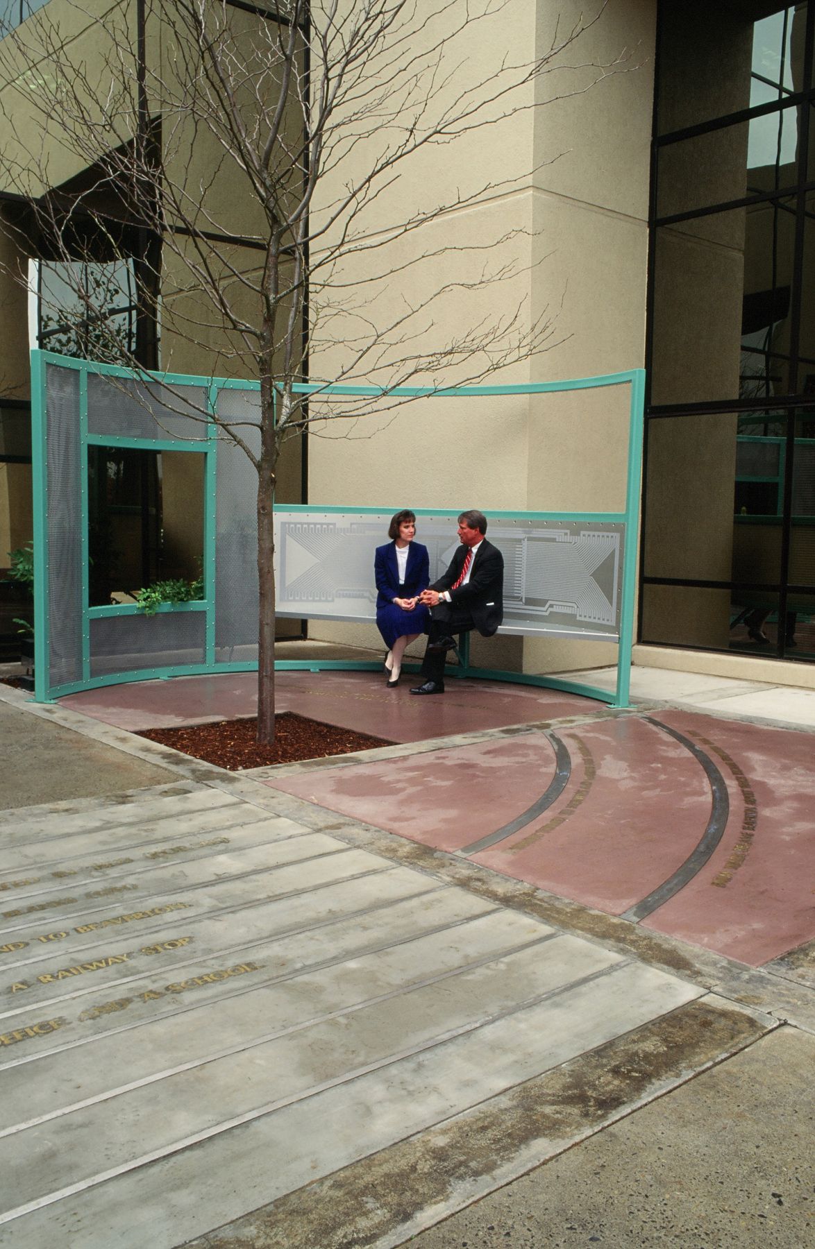 Entry Courtyard - Beaverton City Hall - Projects - Cliff Garten Studio