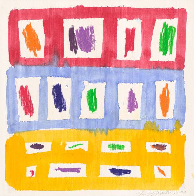 - Small Monotypes - Series - Two Palms