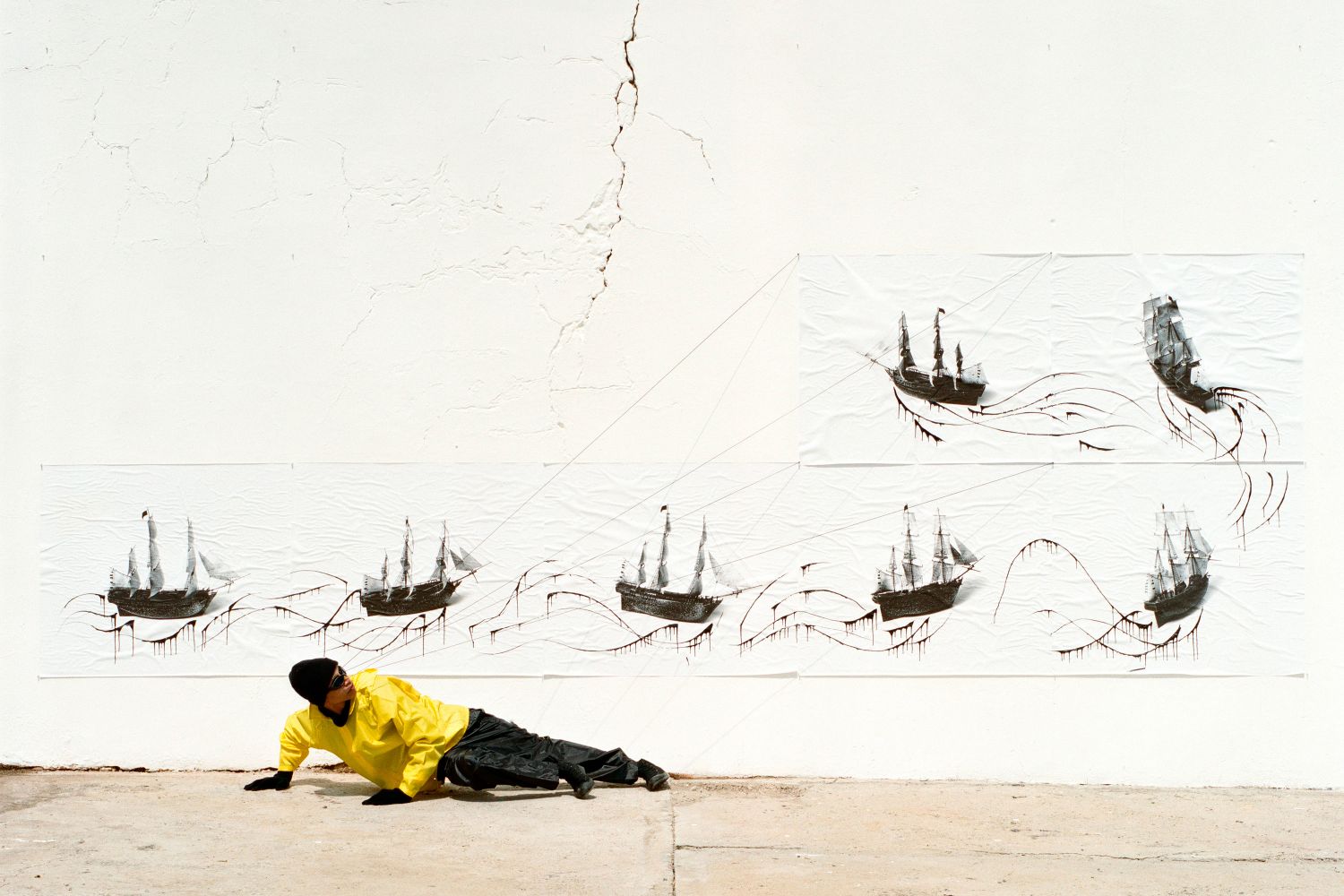 Power Wall - Robin Rhode & Nari Ward - Viewing Room - Lehmann Maupin