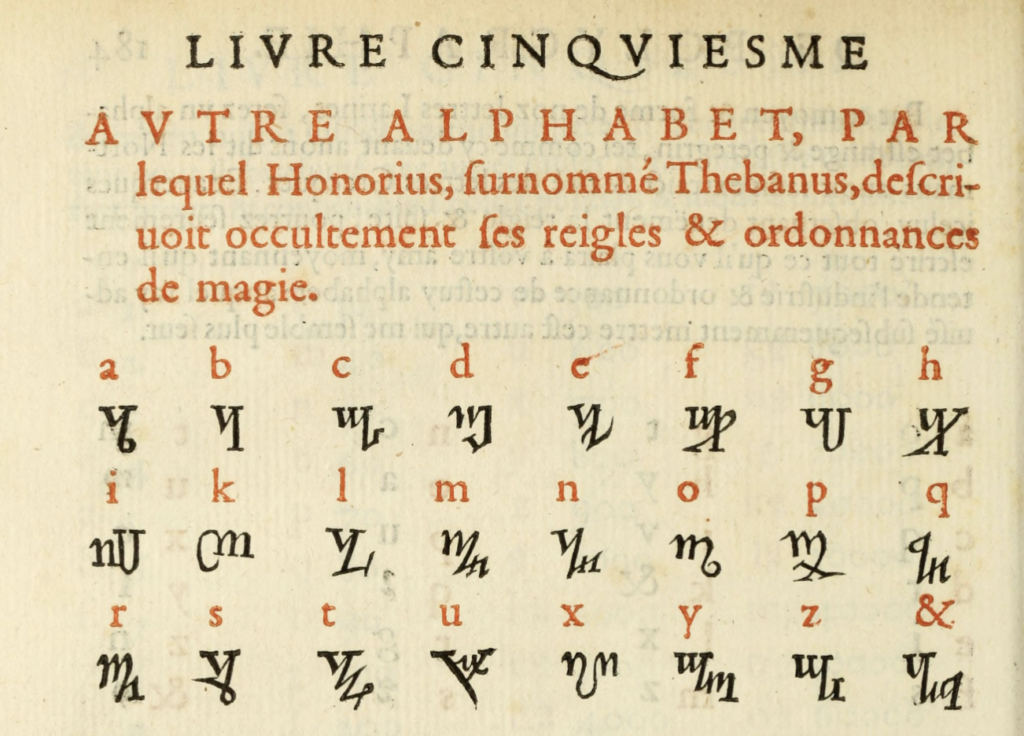 Occult Languages and Alphabets – Digital Occult Library
