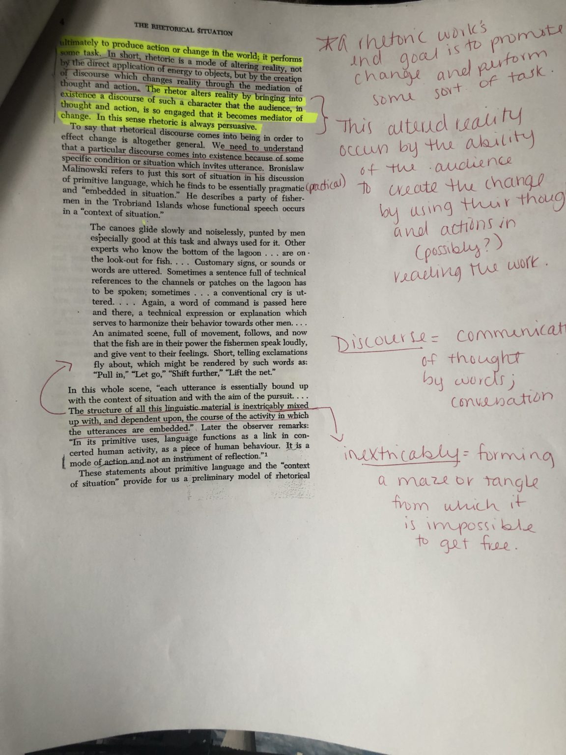 Annotations of Readings | Writing Portfolio