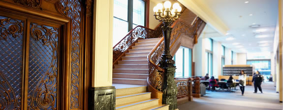 Graduate Center Library Blog | Elevators-stairs-patrons