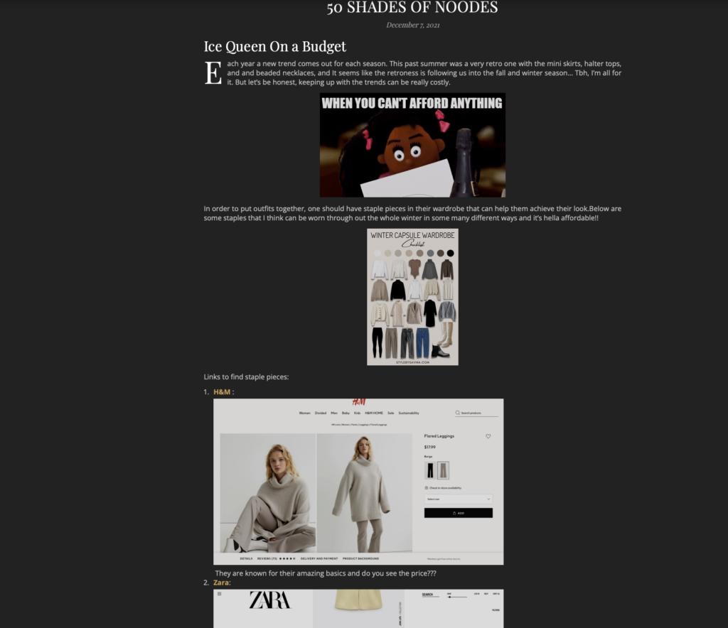 Assignment #10 Pt. 2- 50 Shades of Noodes – CT101 Digital Storytelling