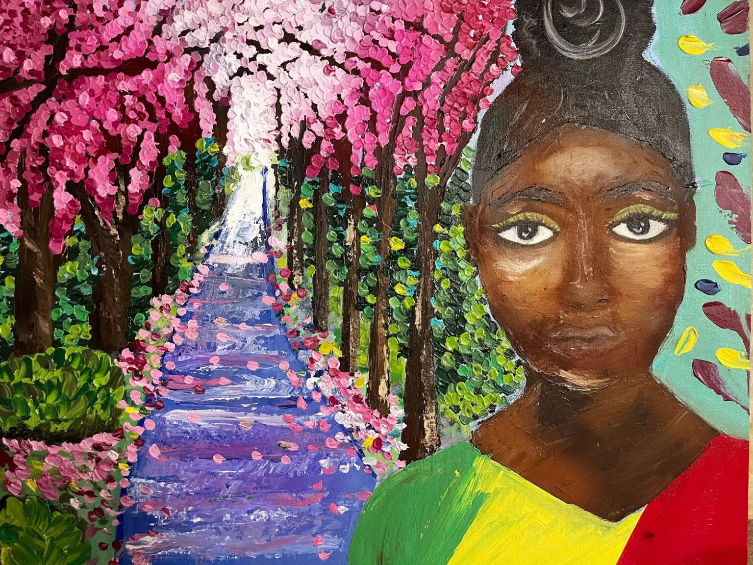 Student Self Portrait Artworks created by LaGuardia Community College ...