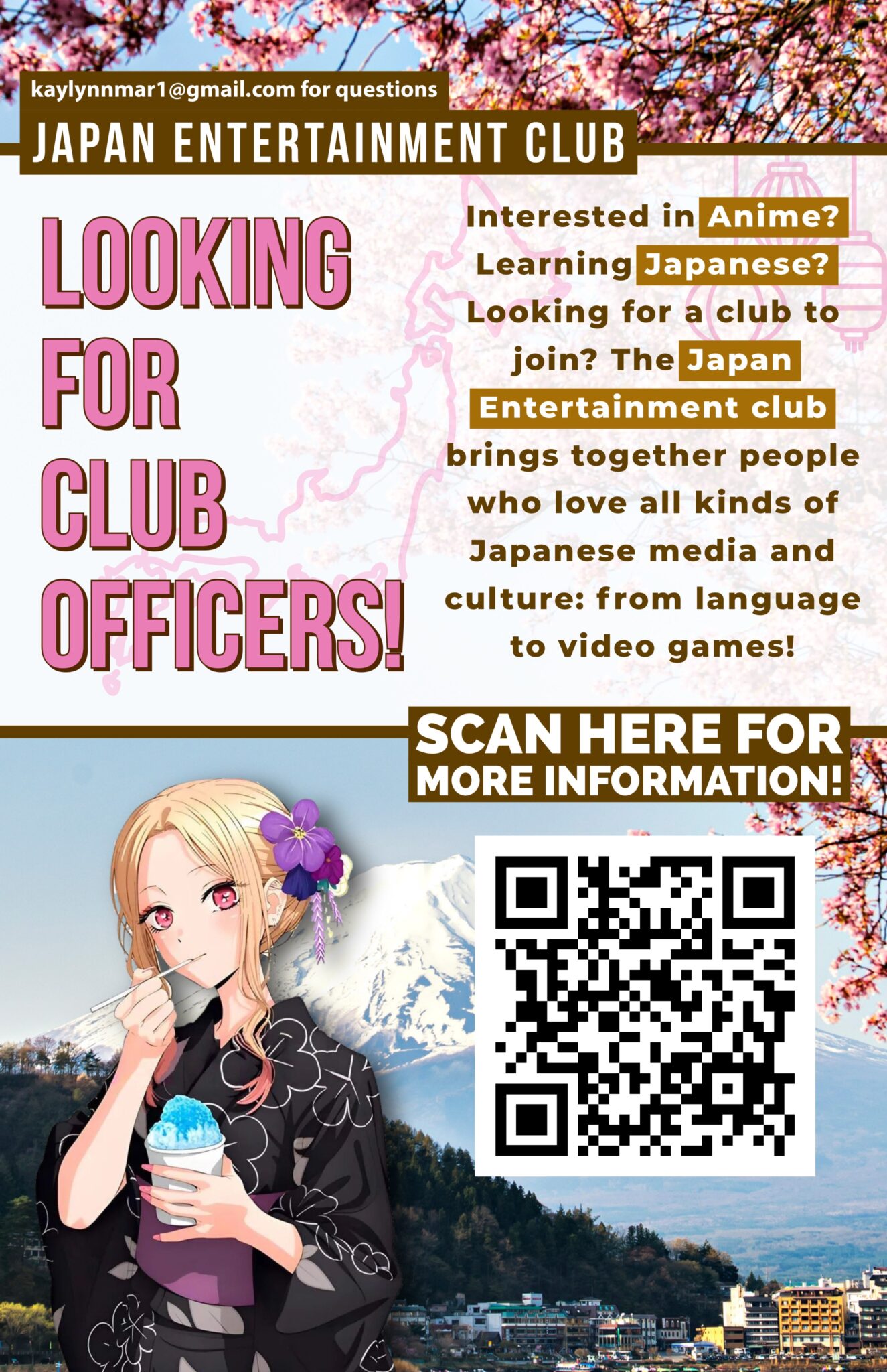 The Japan and Entertainment Club: Call for Officers for Fall 2022 - The ...