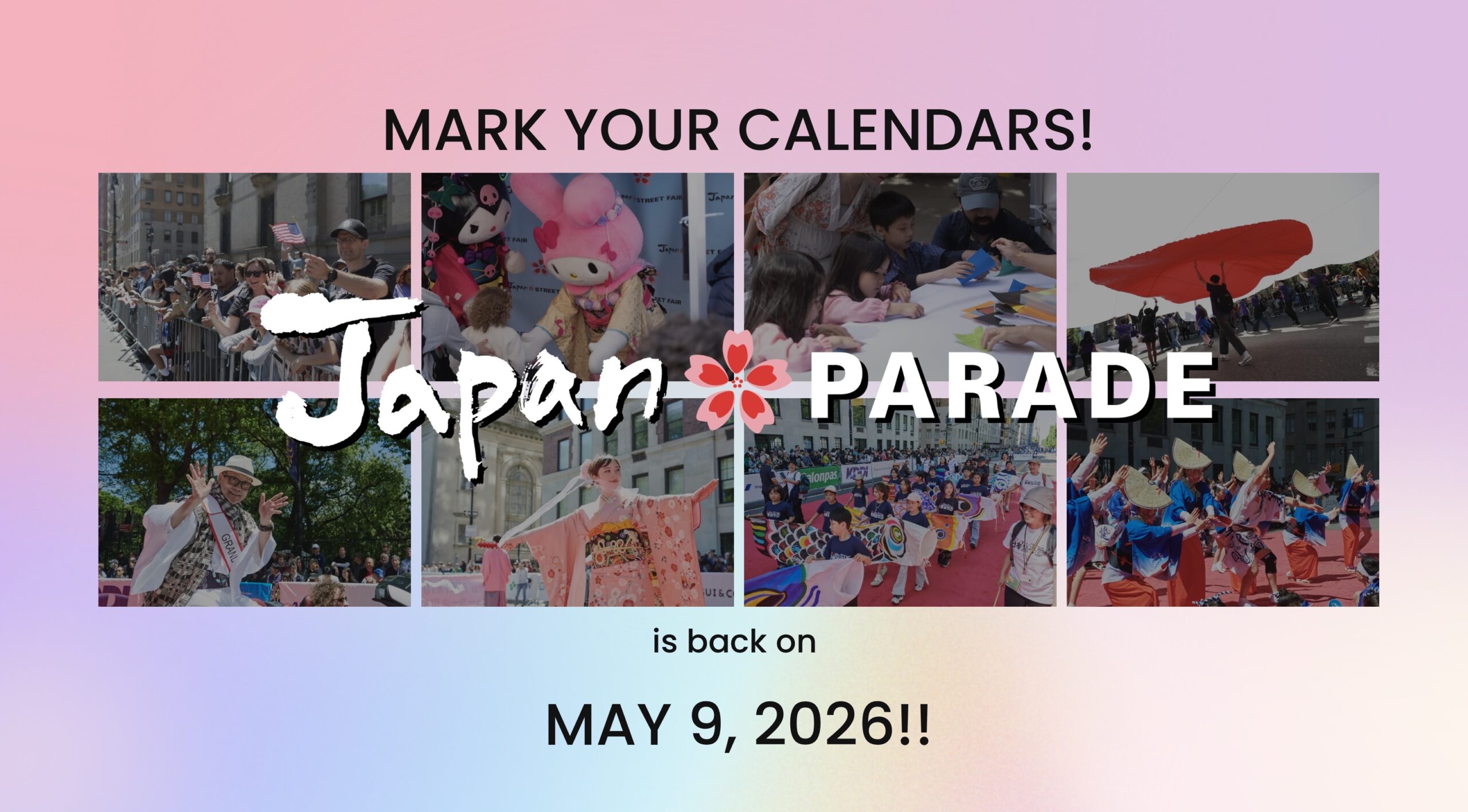 Save the Date: Save the Date! Japan Parade & Street Fair 2026 (5/9/2026 ...