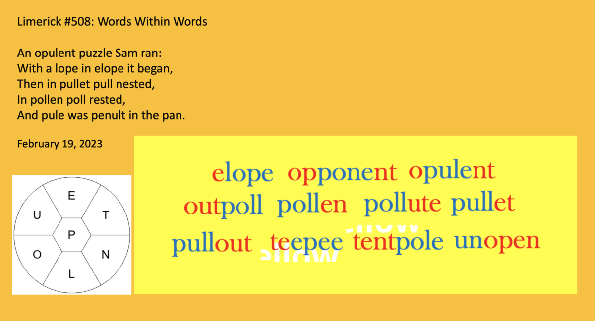 Spelling Bee Limericks