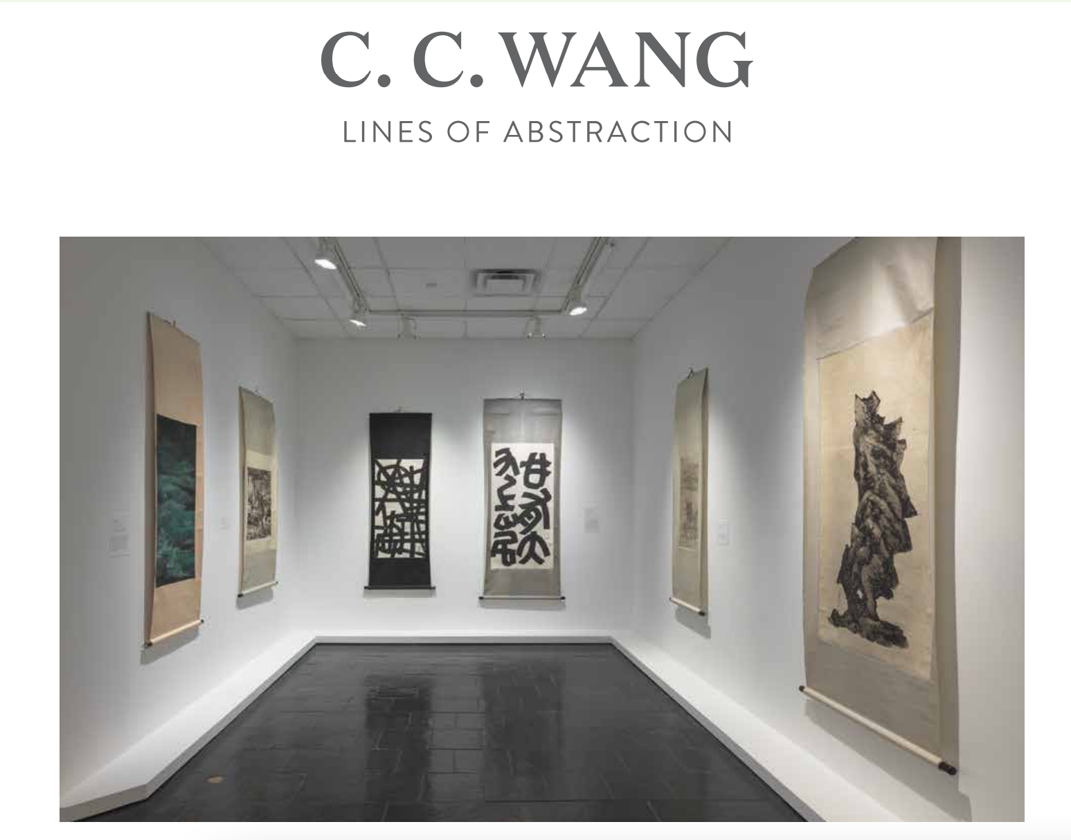 Guided Tour “C. C. Wang: Lines of Abstraction” Exhibit – Thu 3/23 | ACERT
