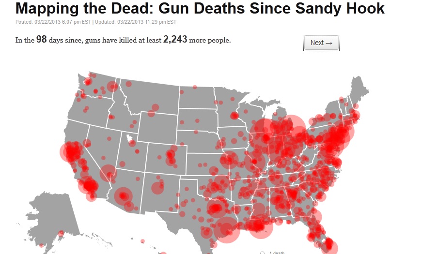 2,243 Gun Deaths in the 98 Days since Sandy Hook! | Tony's Thoughts