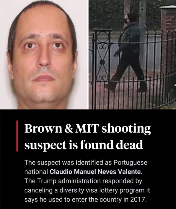 Suspect In Brown University Shooting and MIT Professor Killing Found ...