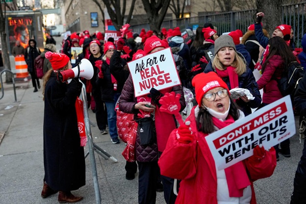 The largest nurses strike in New York City history is underway. | Tony ...