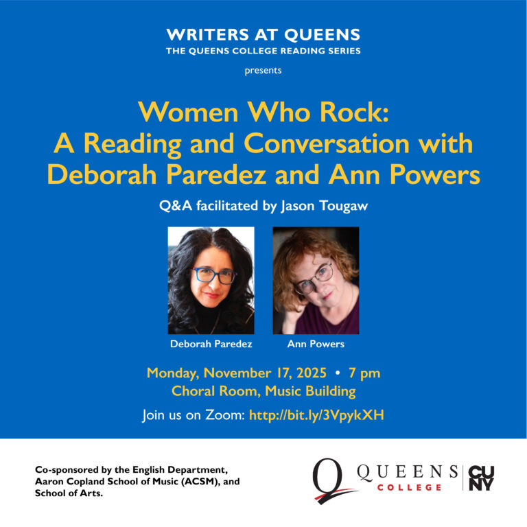 Women Who Rock: Deborah Paredez & Ann Powers – MFA in Creative Writing ...