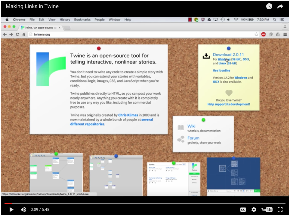 Beginner’s Guide to Twine | Fall 2016 ITP Core 1 Course