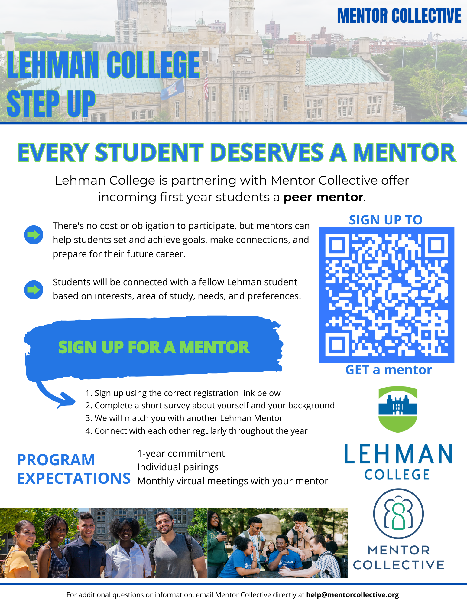 Sign up for a mentor! – Step Up