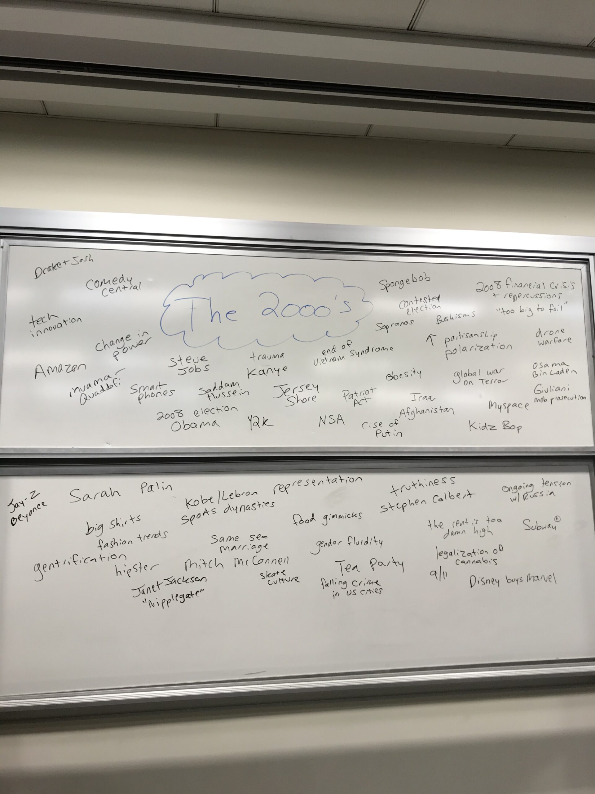 Teaching the Recent Past: America in the 2000s – Visible Pedagogy