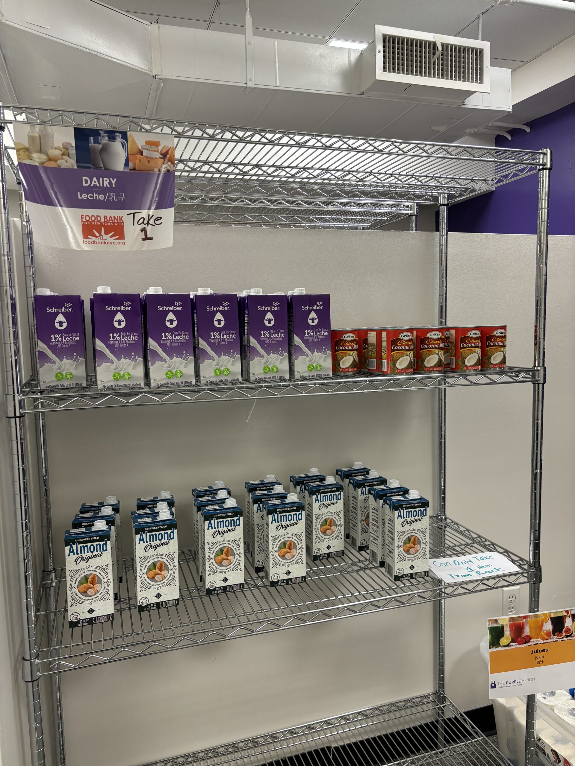 Purple Apron Food Pantry – Resources for Hunter College Students