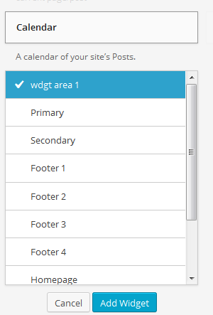 widget changes - Help & Support