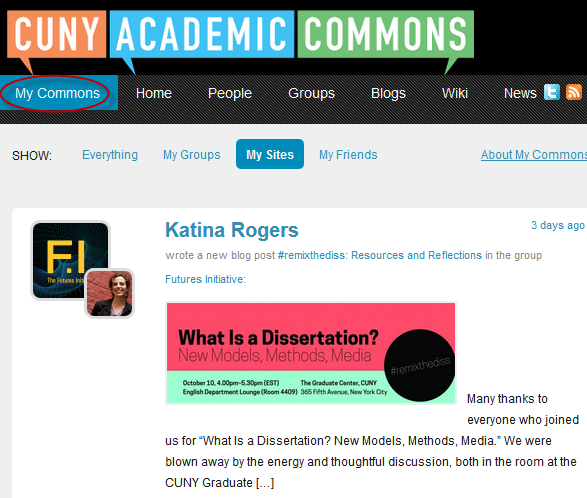 mycommonsthumb - Help & Support