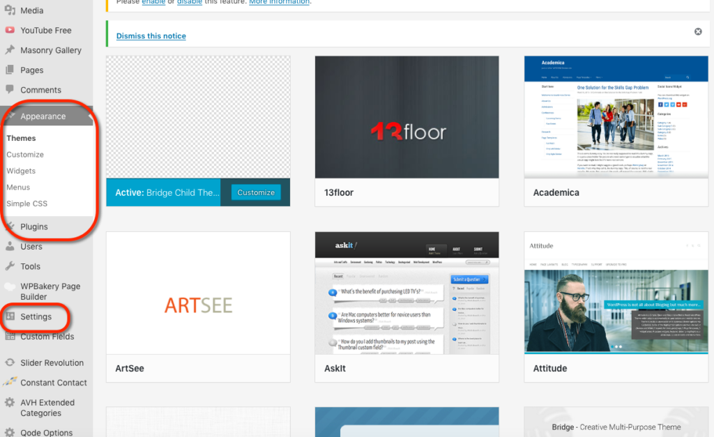 Configuring Your Site - Help & Support
