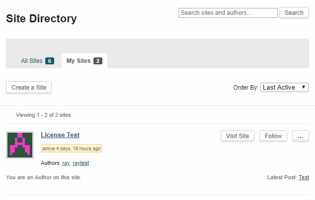site directory leave - Help & Support