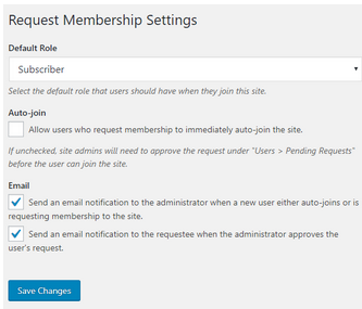 request membership - Help & Support