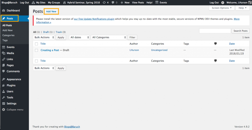 How do I create a Post? - Help & Support