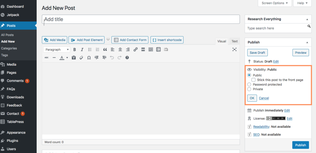 Password Protected Pages and Private Posts - Help & Support