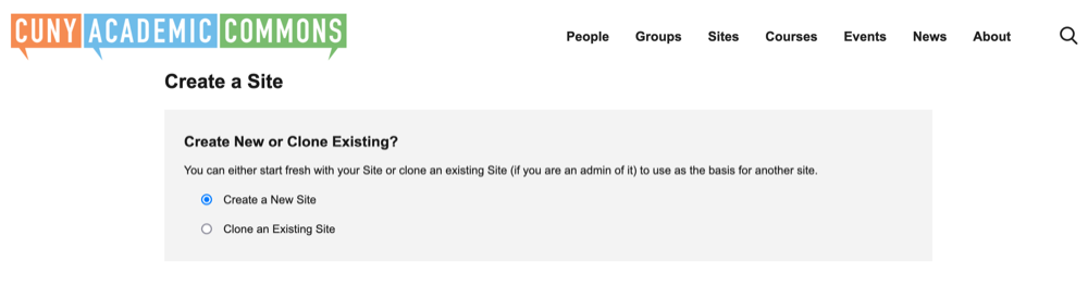 How To Create Or Clone A Site - Help & Support