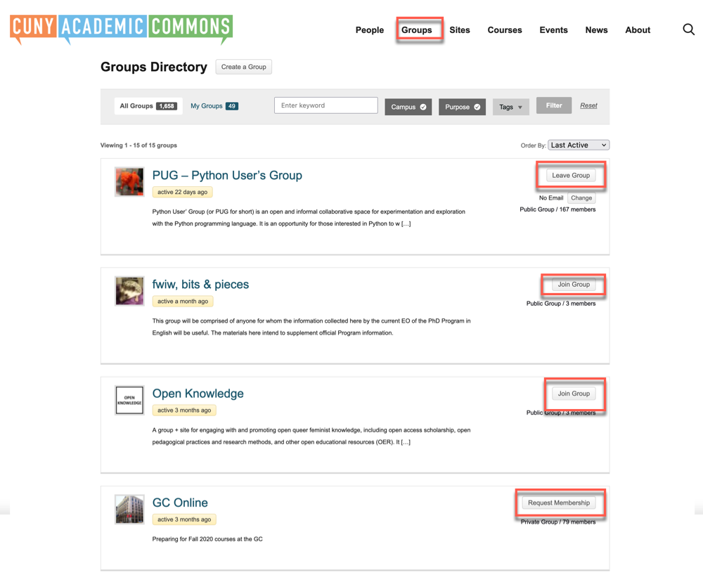 How To Join A Group - Help & Support