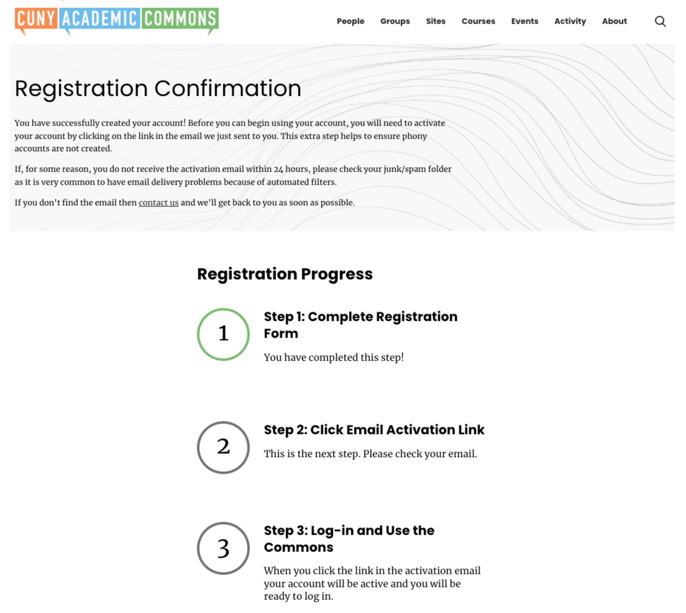 confirm - Help & Support