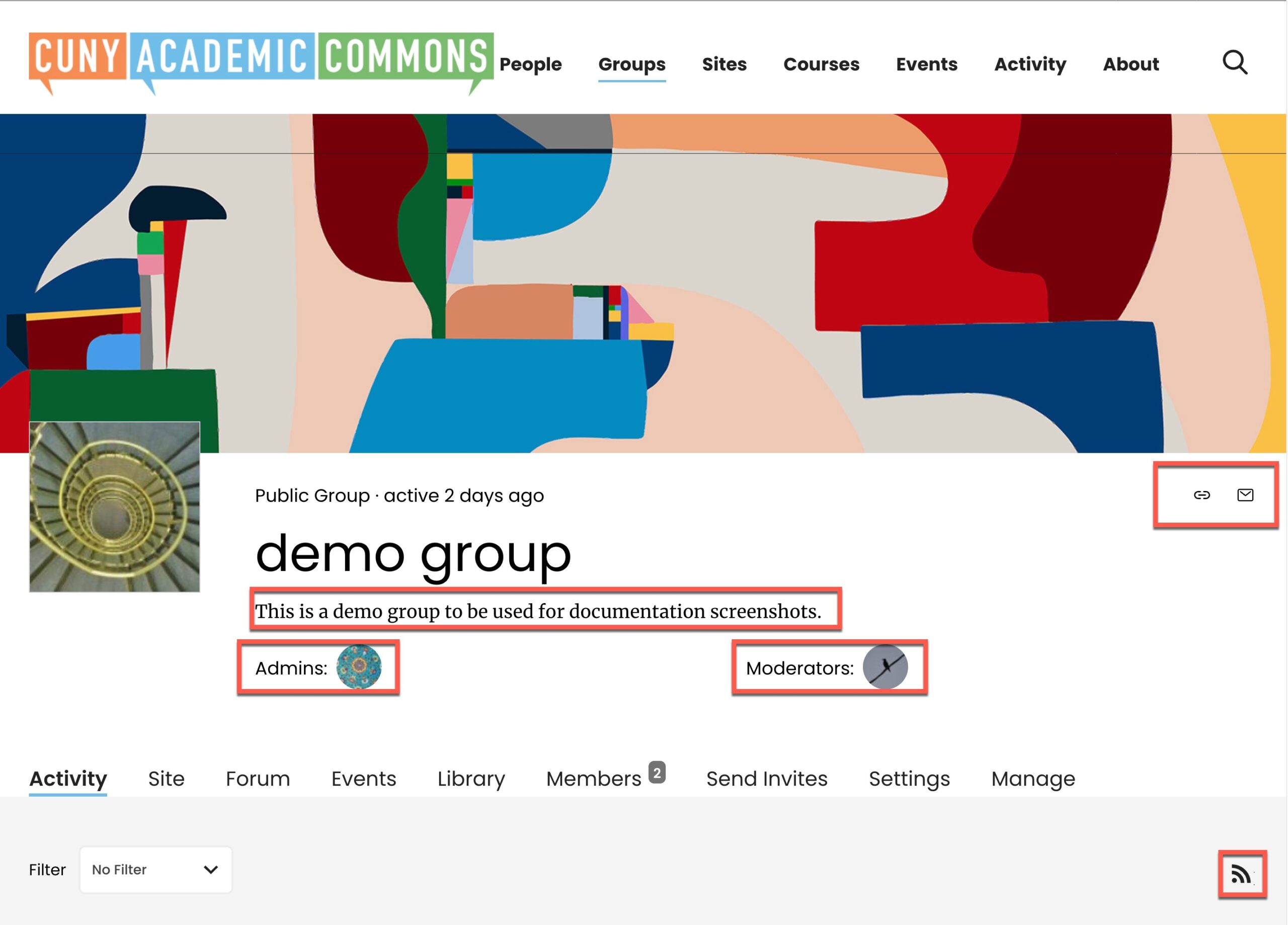 group homepage - Help & Support