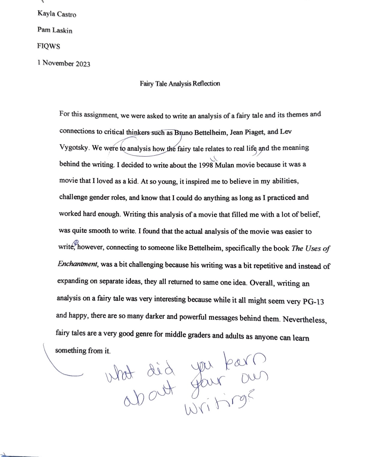 fairy tale analysis – Kayla Castro’s Portfolio