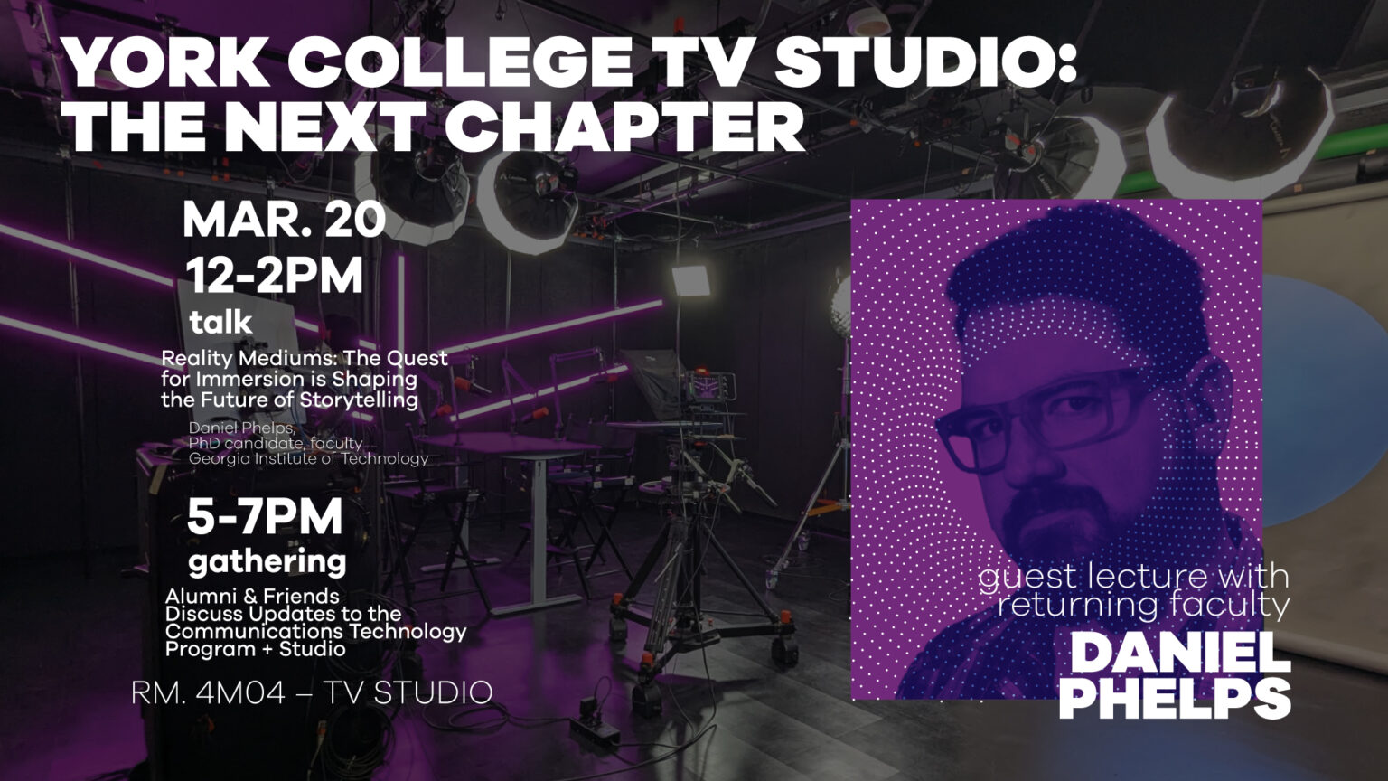 York TV Studio: The Next Chapter – York College Communication ...
