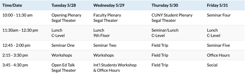 Teach@CUNY Institute – Teaching and Learning Center