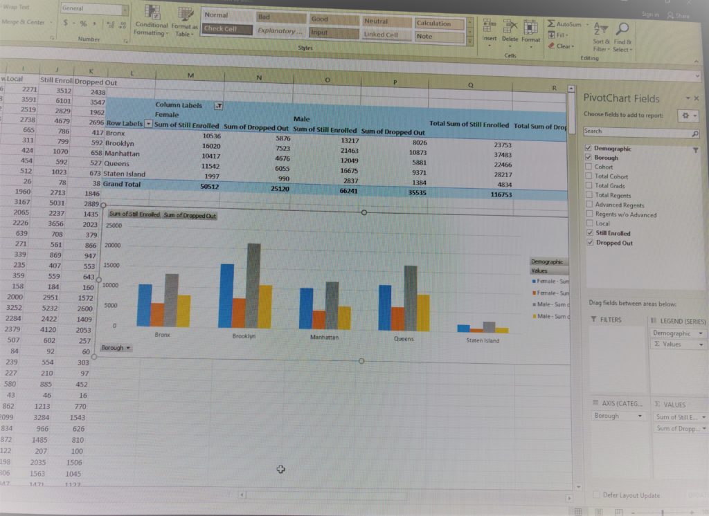 Workshop (Nov.26, 2018): How to use Pivot Chart in Excel for data ...