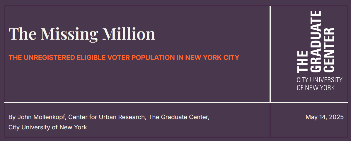 The Missing Million report 2025 – The Missing Million: The Unregistered Eligible Voter ...